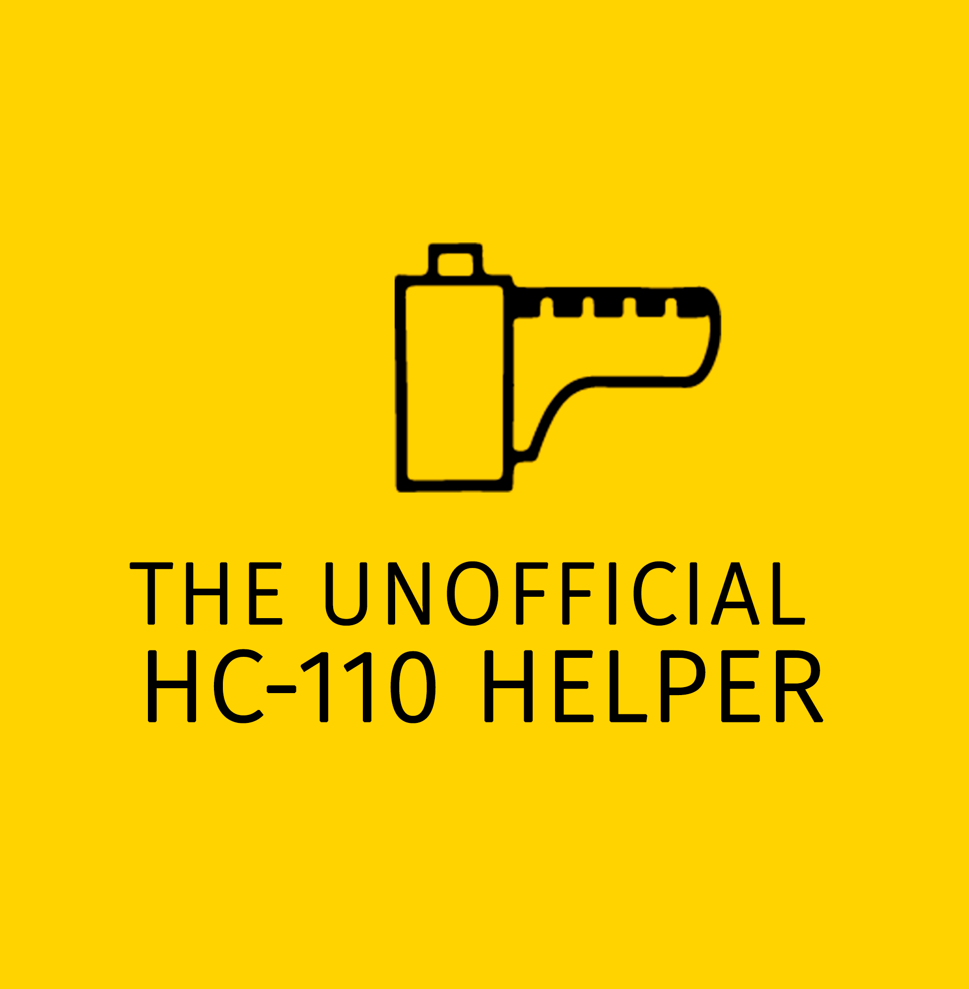 The Unofficial HC-110 Helper - Ludwig Hagelstein